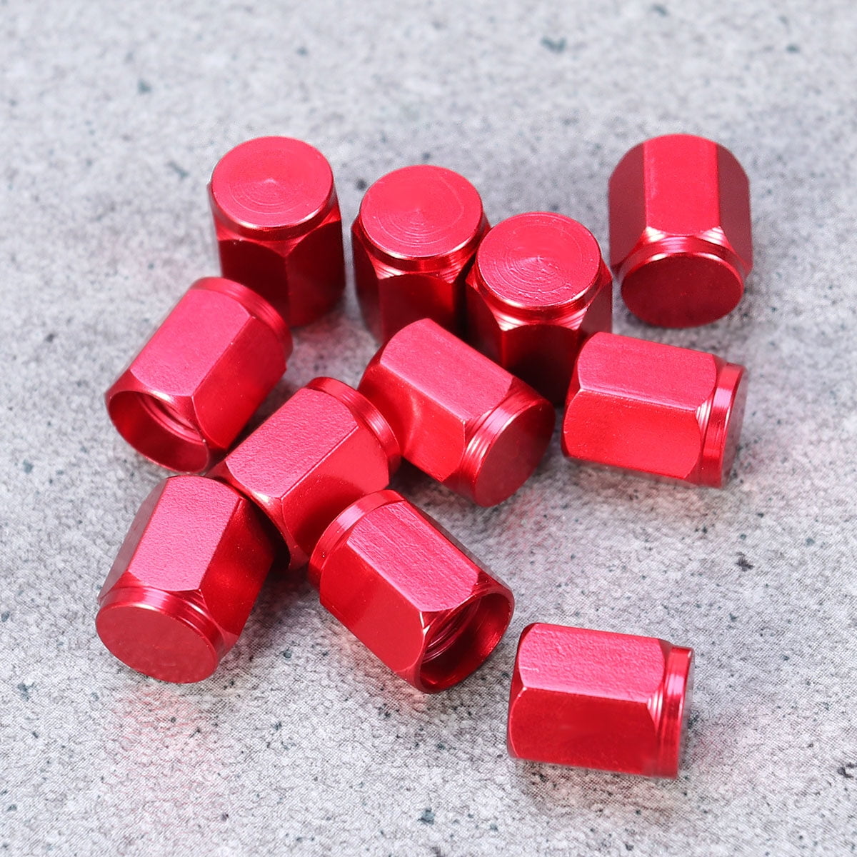 LABRIMP Bike Valve Caps 10Pcs Hexagon for Roadbike Dust Caps for Bikes ...