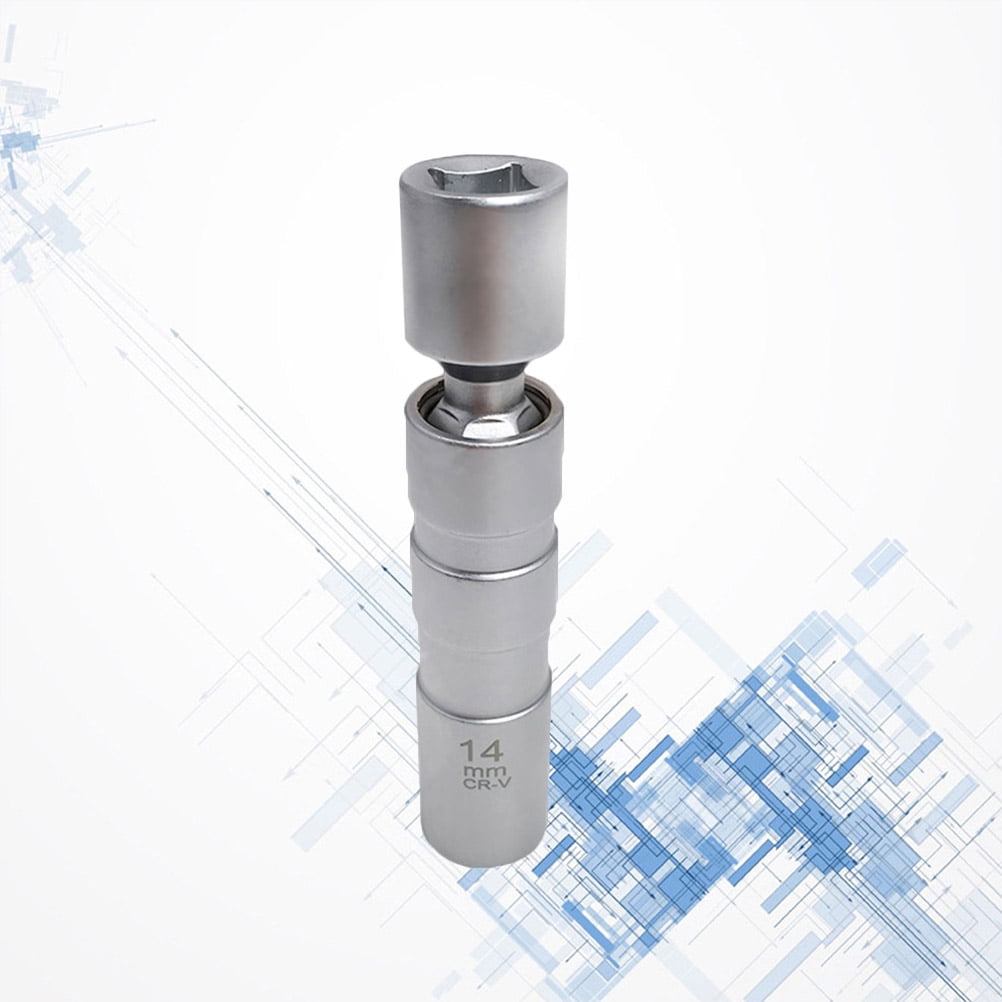 LABRIMP Carbon Steel 12-Angle Spark Plug Sleeve for Mechanics 1Pack ...