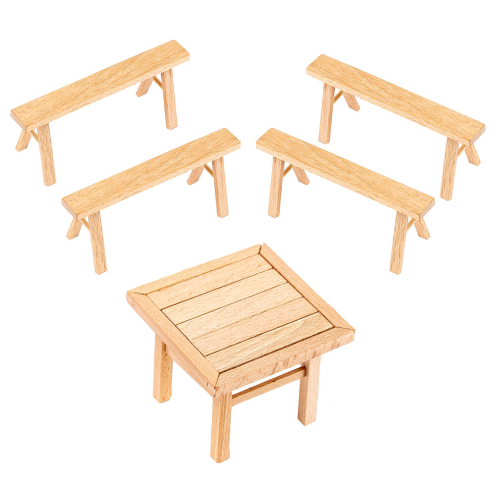 LABRIMP DIY Building Kit Wood Model Assembly Toy Miniature Furniture ...