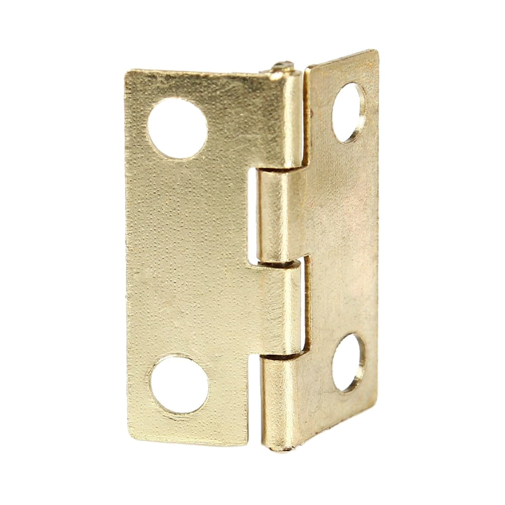 LABRIMP Golden Mini Hinge 30Pcs Steel for Overlay Cabinet Hinges 18Mm ...