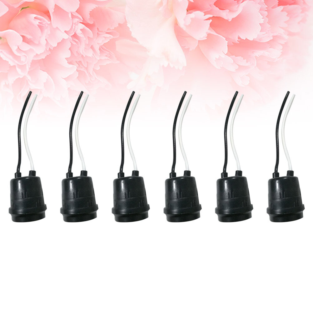 LABRIMP Retro Black Light Bulb Fitting 6Pcs for Corridor Lighting ...