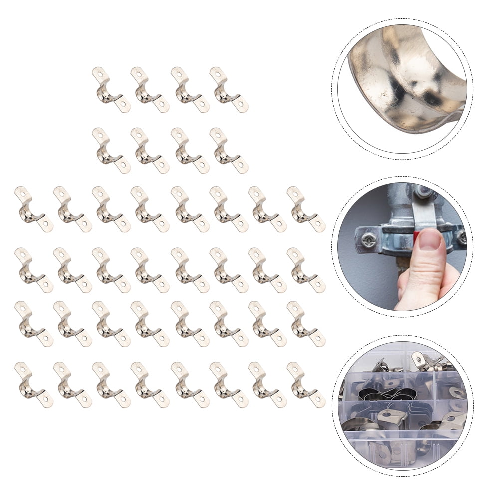 LABRIMP U Shaped Pipe Clamp 66 Pcs for Organizing and Fixing ...