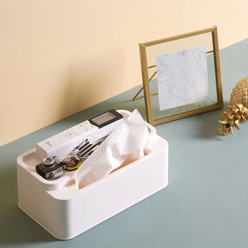 LABRIMP White Color Portable Tissue Container And Plastic For Bathroom ...