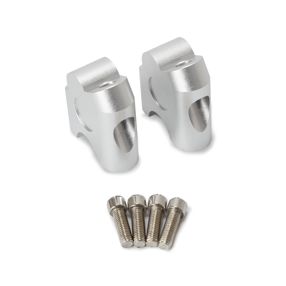 LABSERRON 1 Pair Silver Handlebar Riser for Motorcycle Handlebar Riser ...