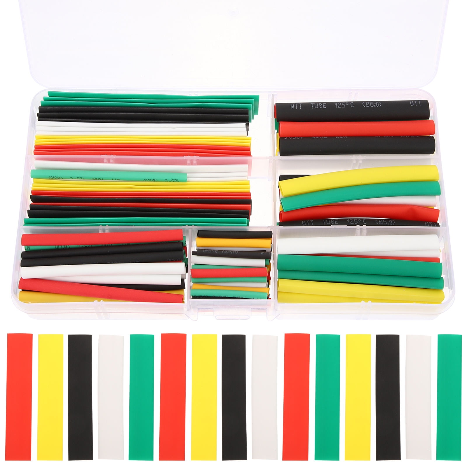LABSERRON 1 Set Assorted Color Heat Shrink Tubing for Electronic ...