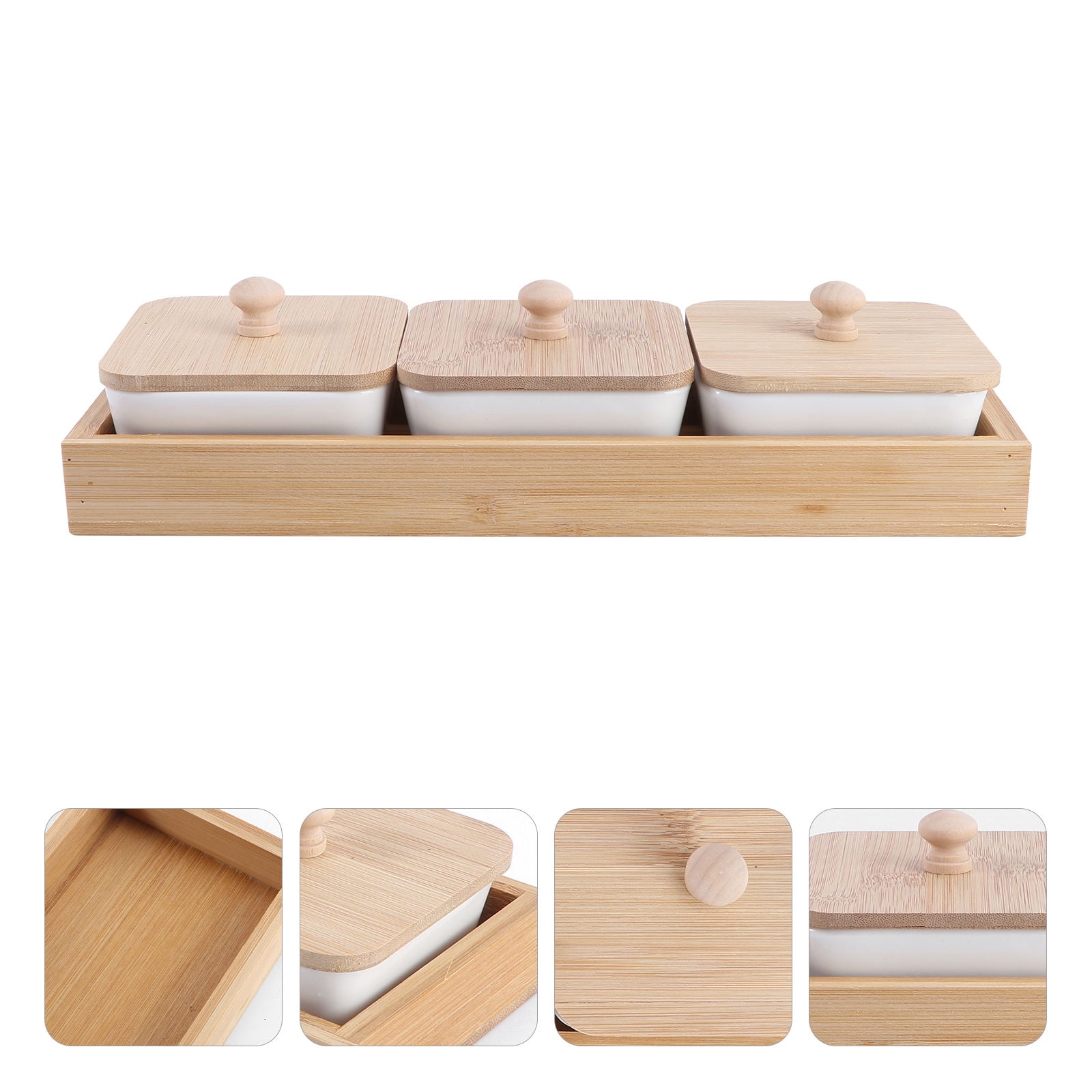 LABSERRON 1 Set Ceramic Divided Portion Plate for Dessert Plates in ...