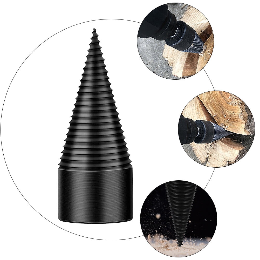 LABSERRON Splitting Drill Bits Splitting Cone Drill Bit Black Steel 1 ...