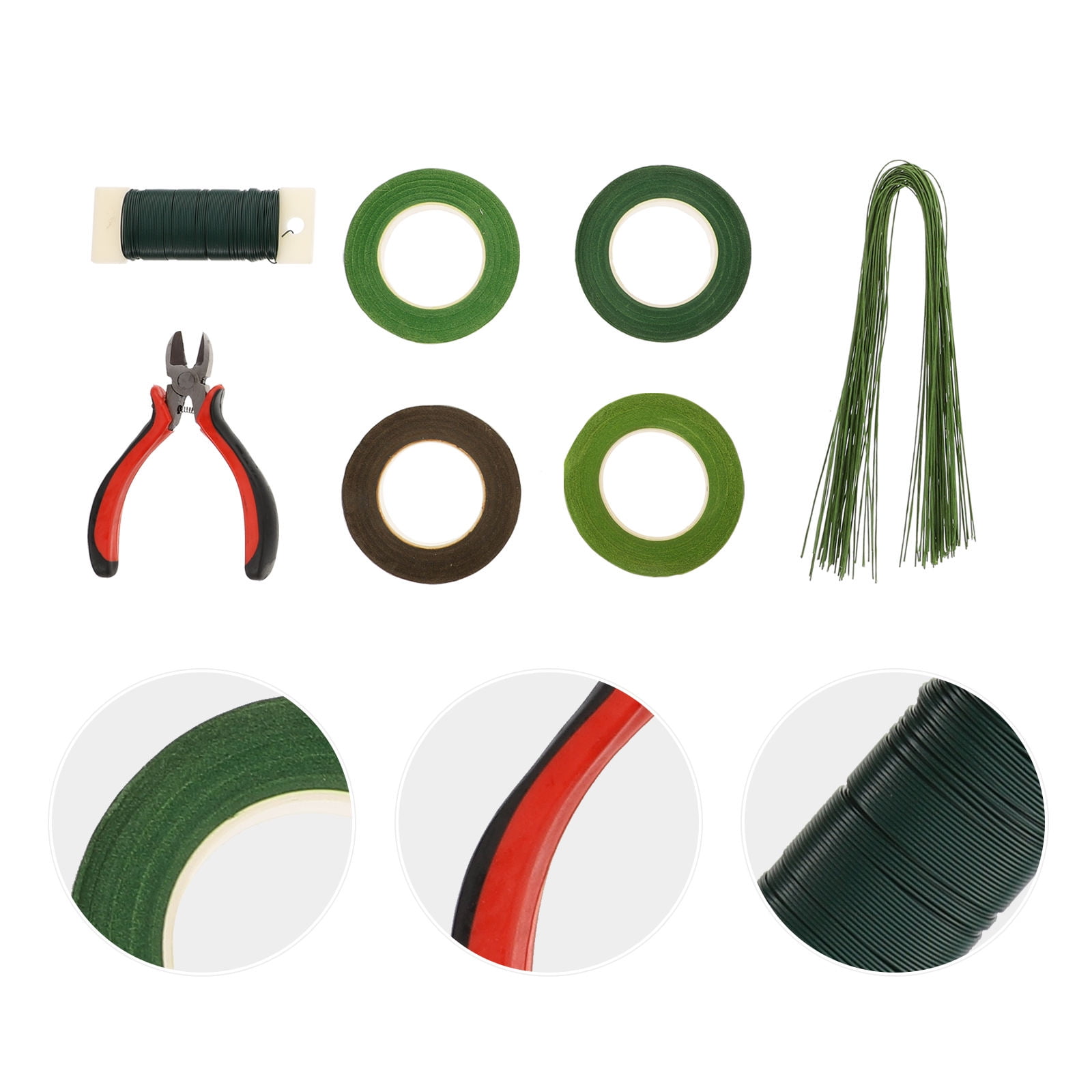 LABSERRON 1 Set Flower Arrangement Tool Kit Assorted Color Steel Wire ...