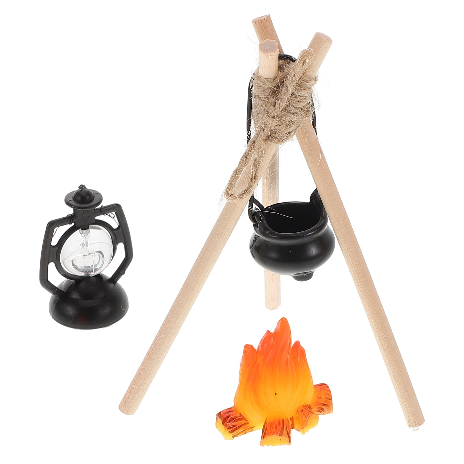 LABSERRON 1 Set Miniature Campfire Model For Mini Campfire Model ...