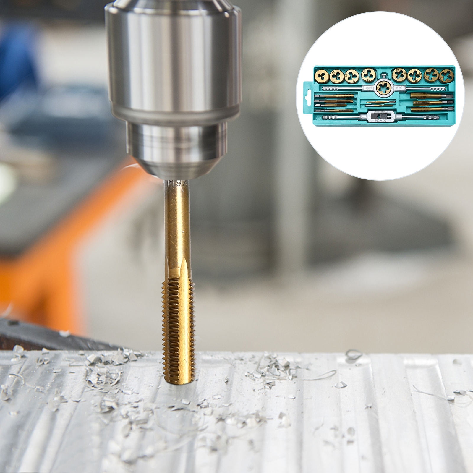 LABSERRON 1 Set Silver Thread Tap Set Die Tapping Tool Diy Projects ...