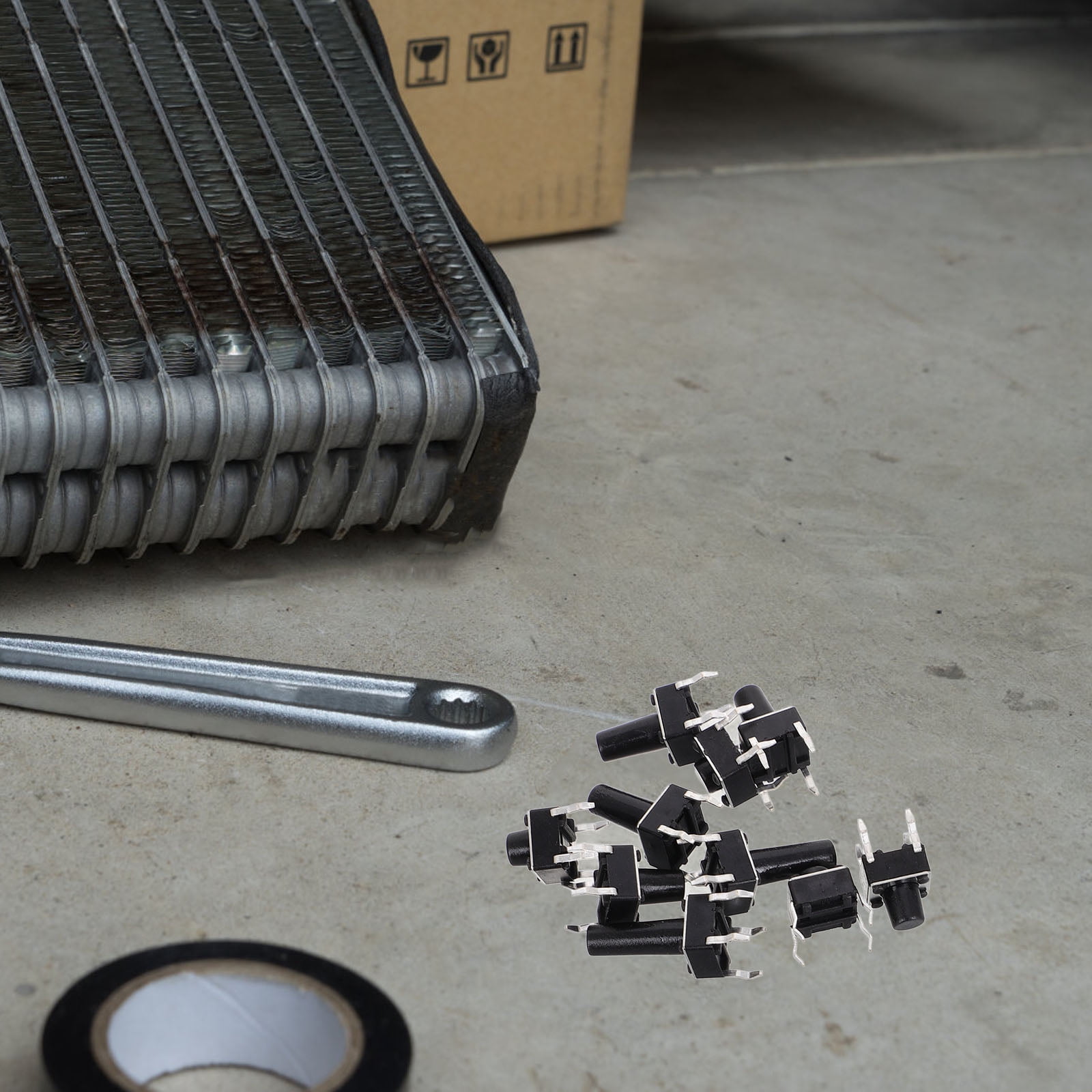 LABSERRON 100Pcs Micro Switch Kit Metal for Circuit Boards Diy Projects ...