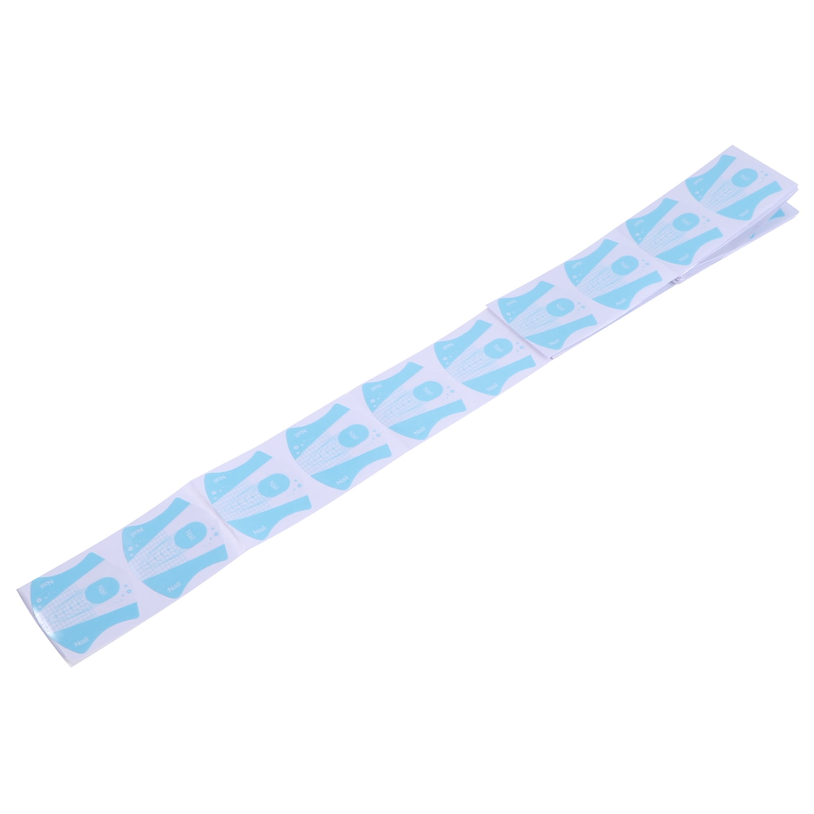 LABSERRON 100Pcs Nail Forms Sticker For Gel Nails Extension Paper Self ...