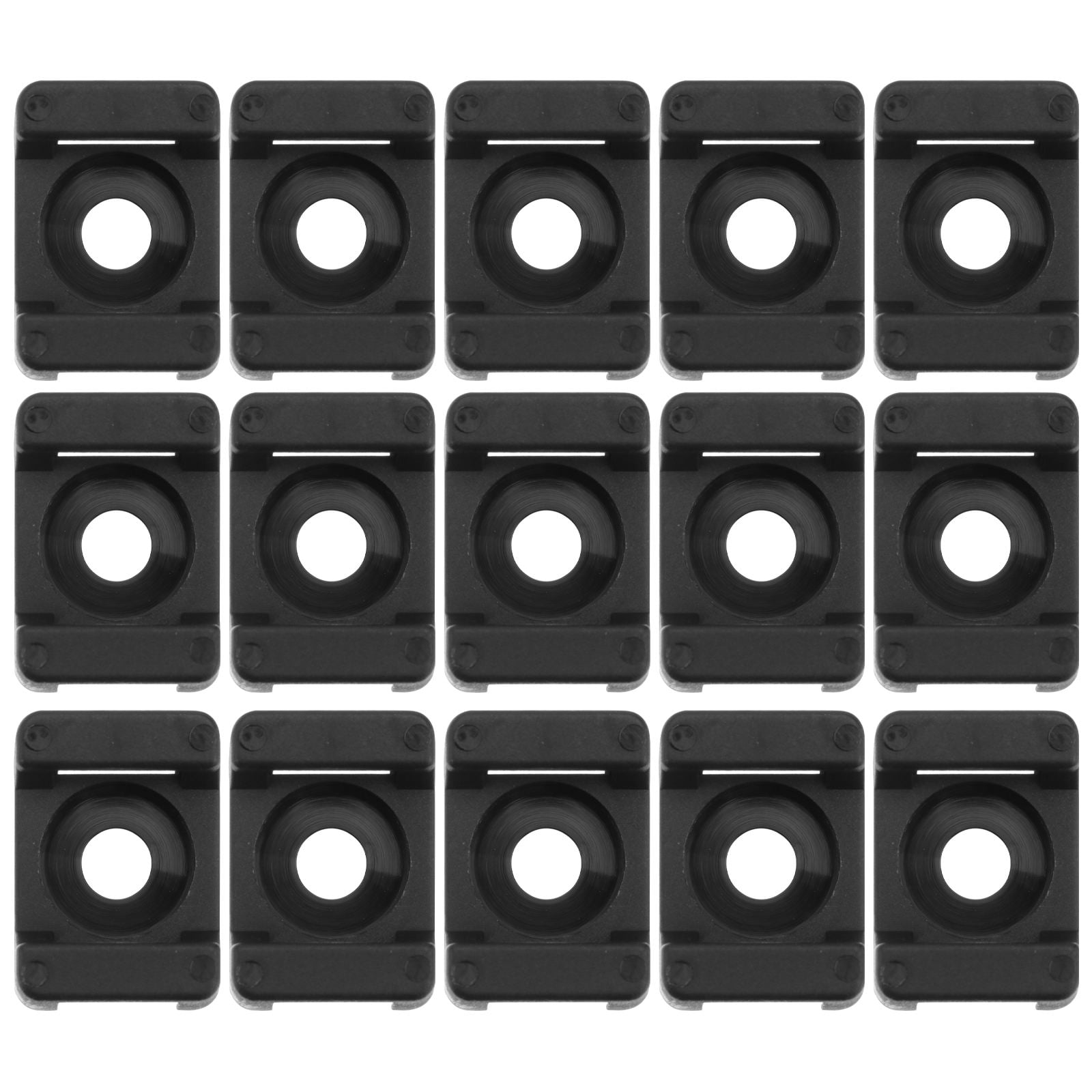 LABSERRON Fix Wire Clips Saddle Cable Tie Mount Nylon 100Pcs - Walmart.com