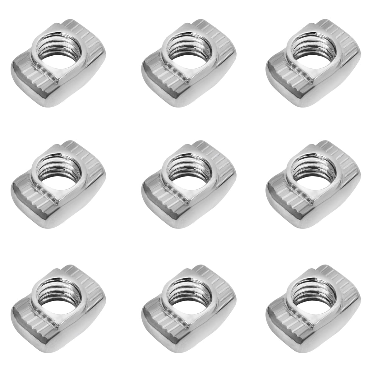 LABSERRON 100Set T-Nuts for Aluminum Extrusions Profiles with Bolts and ...
