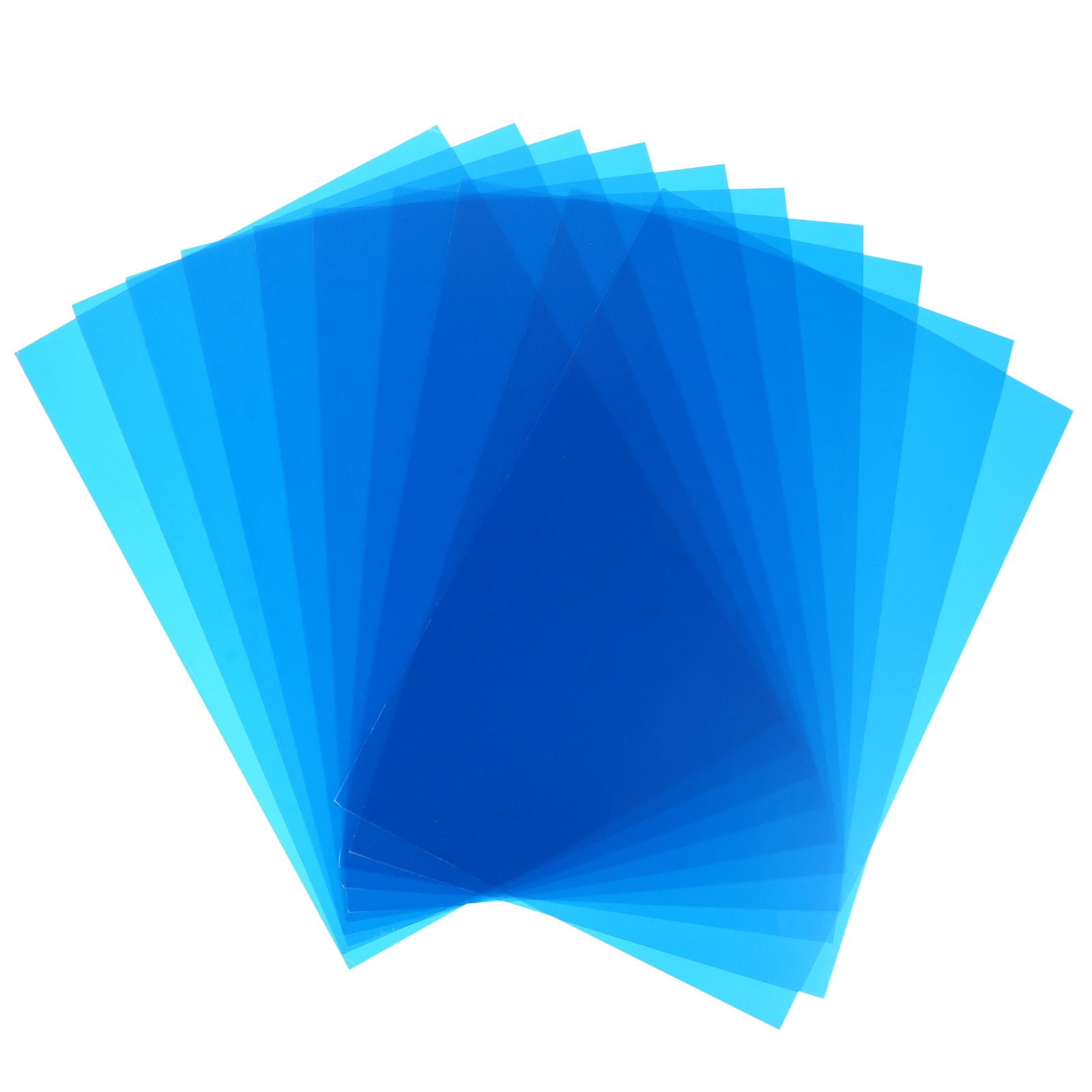 LABSERRON 10Pcs Flexible PVC Transparent Color Film for Color ...