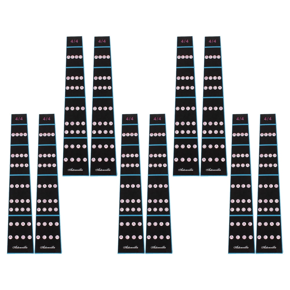 LABSERRON 10Pcs Note Location Assistance Stickers for Violin Fretboard ...