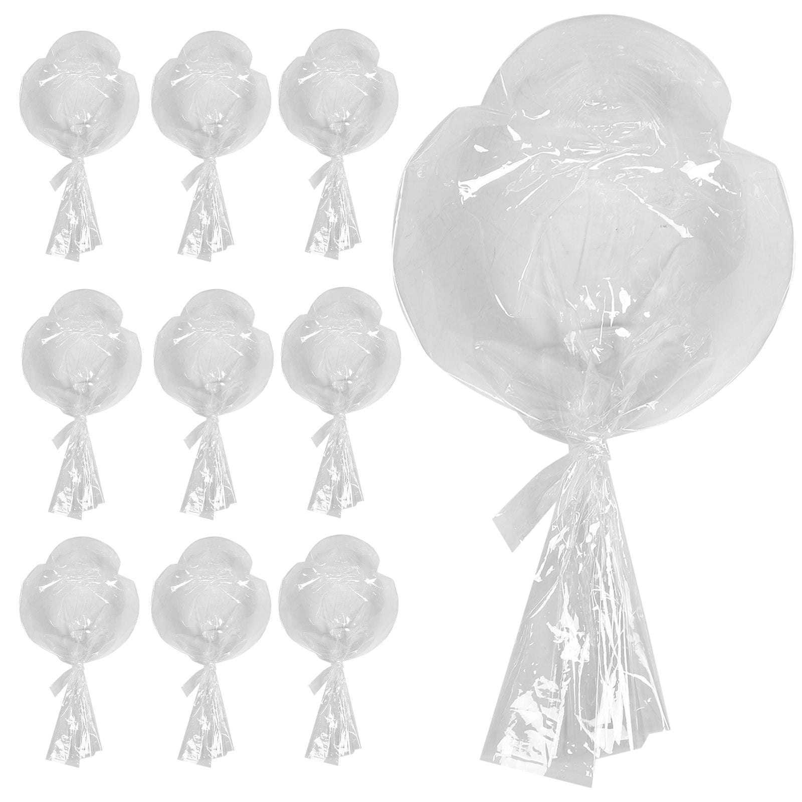 LABSERRON 10Pcs TPU Bobo Balloons for Bridal Shower Wedding Decorations ...