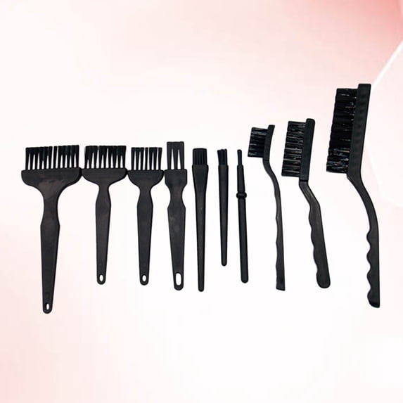 LABSERRON 10Set Black Plastic Anti Static Brushes for Computer and Home ...