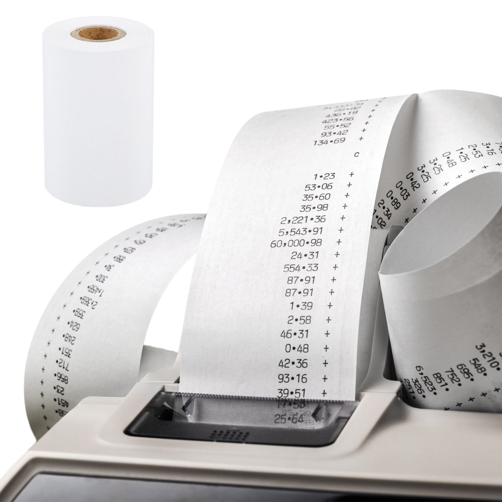 LABSERRON 10rolls Thermal Paper For Credit Card Machines Blank Receipt ...