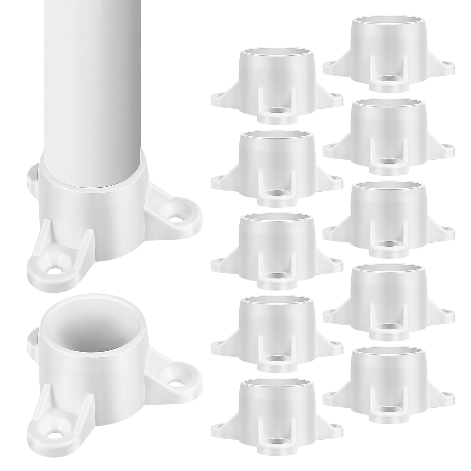 LABSERRON 12Pack Heavy Duty Plastic Table Leg Caps for Furniture Grade ...