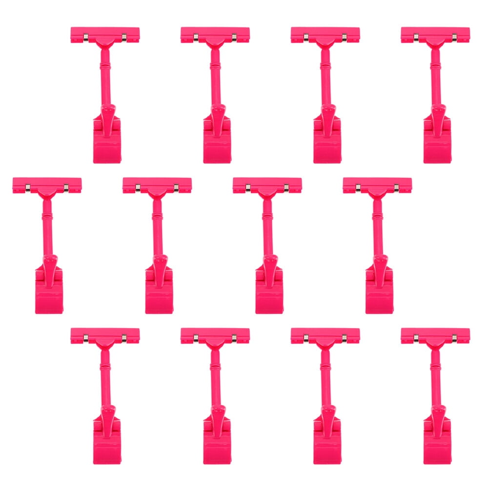 LABSERRON 12Pcs Double-head Tag Display Clips for Show Cards and Photos ...