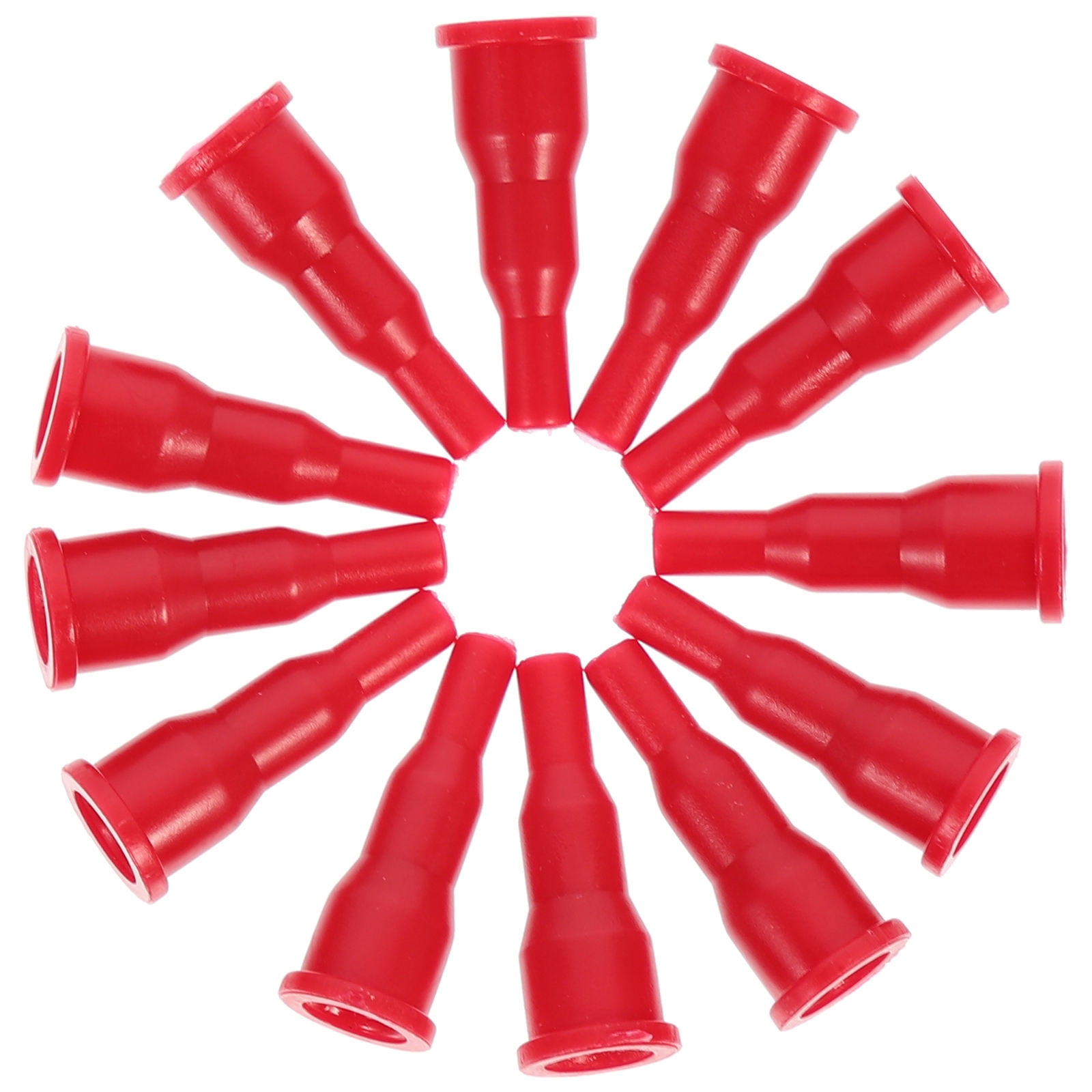 LABSERRON 12Pcs Portable Gas Cylinder Valve Red Plastic Square Gas ...