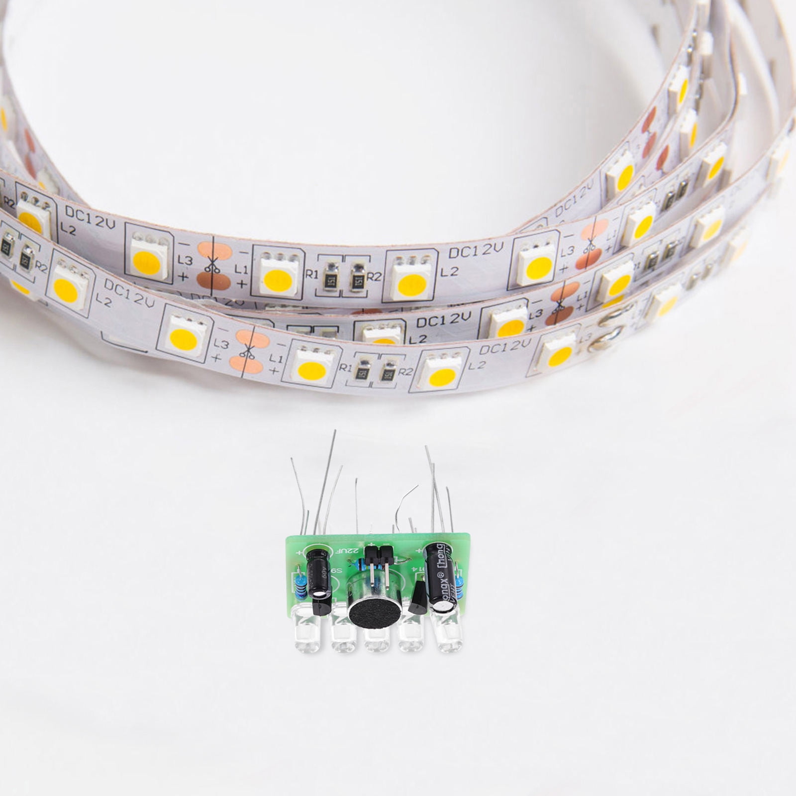 LABSERRON 1Pack 3V-5V LED Flashinglamp Parts Module FR-4 A Fiberglass ...