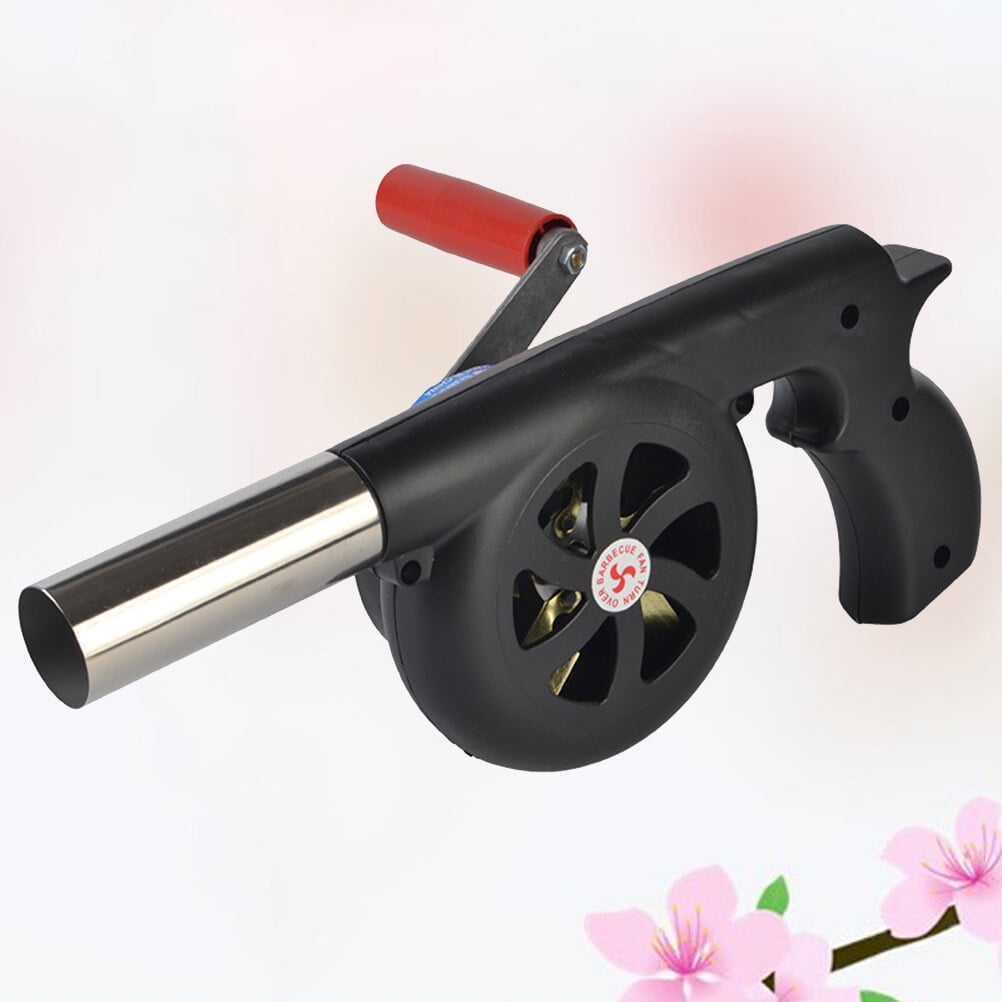 LABSERRON 1Pack Black ABS Metal Fire Blower for Barbecue Accessories ...