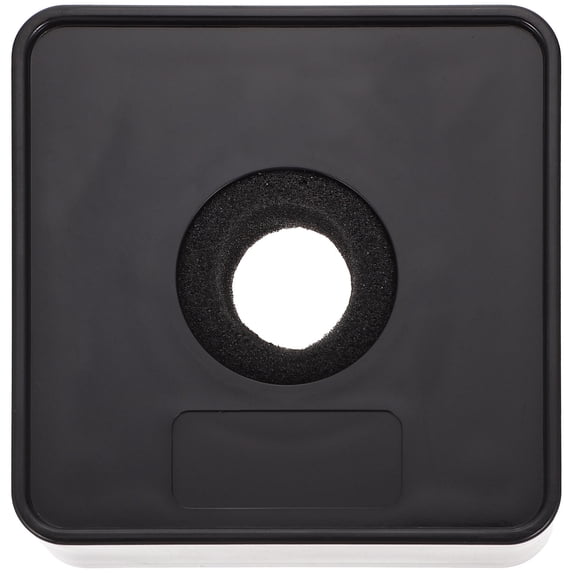 LABSERRON 1Pack Black Square Abs Microphone Station Logo for ...