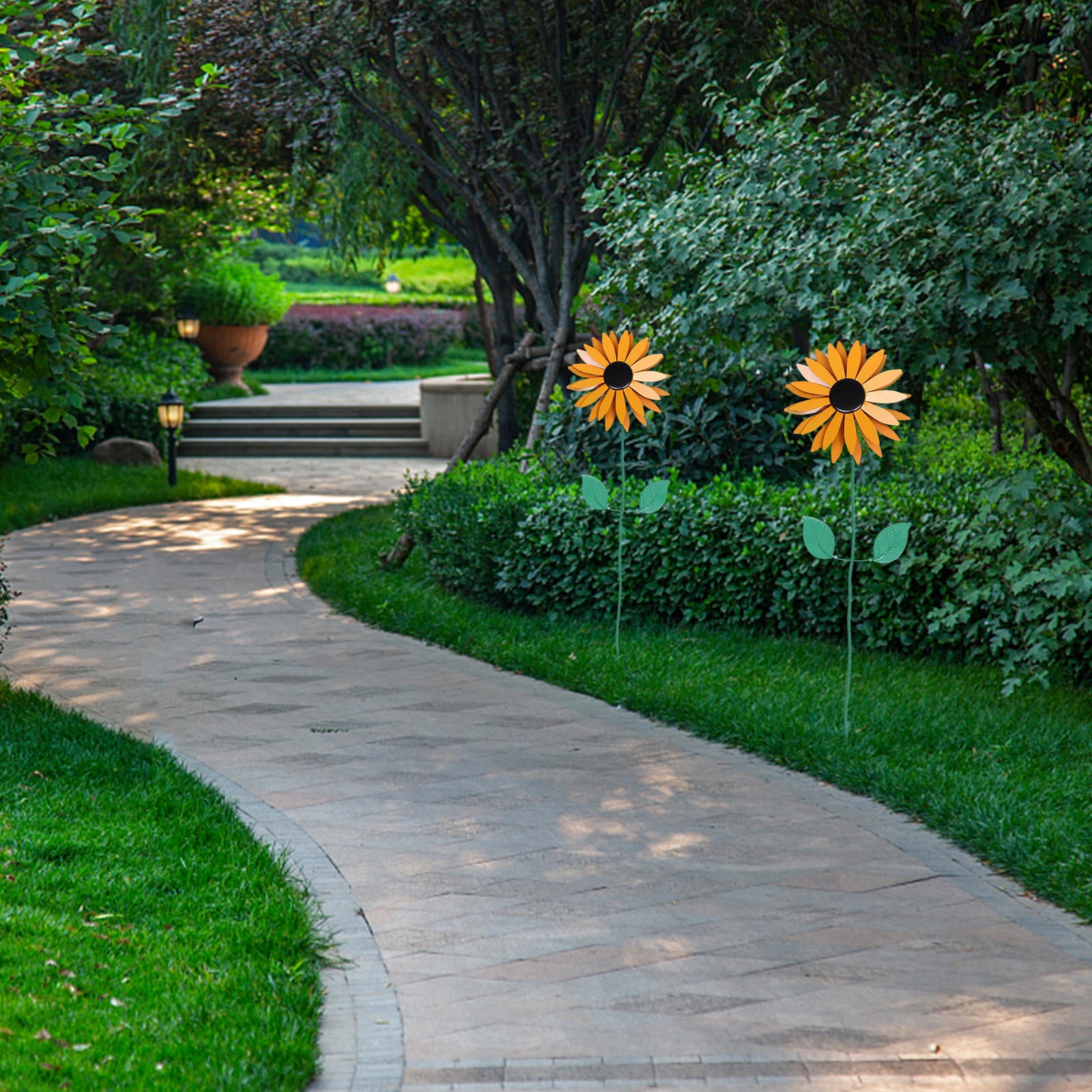 LABSERRON 1Pack Outdoor Toy for Lawn Yard Cute Rotary Windmill with ...