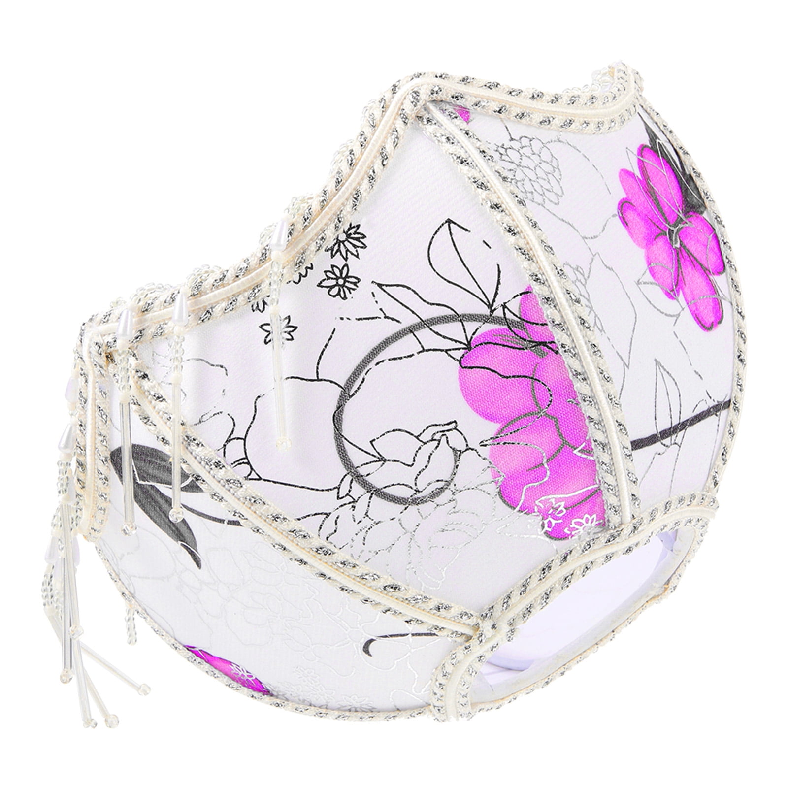 LABSERRON 1Pack Retro Table Lamp Shade With Fringe In 7.9x7.9x7.5in For ...