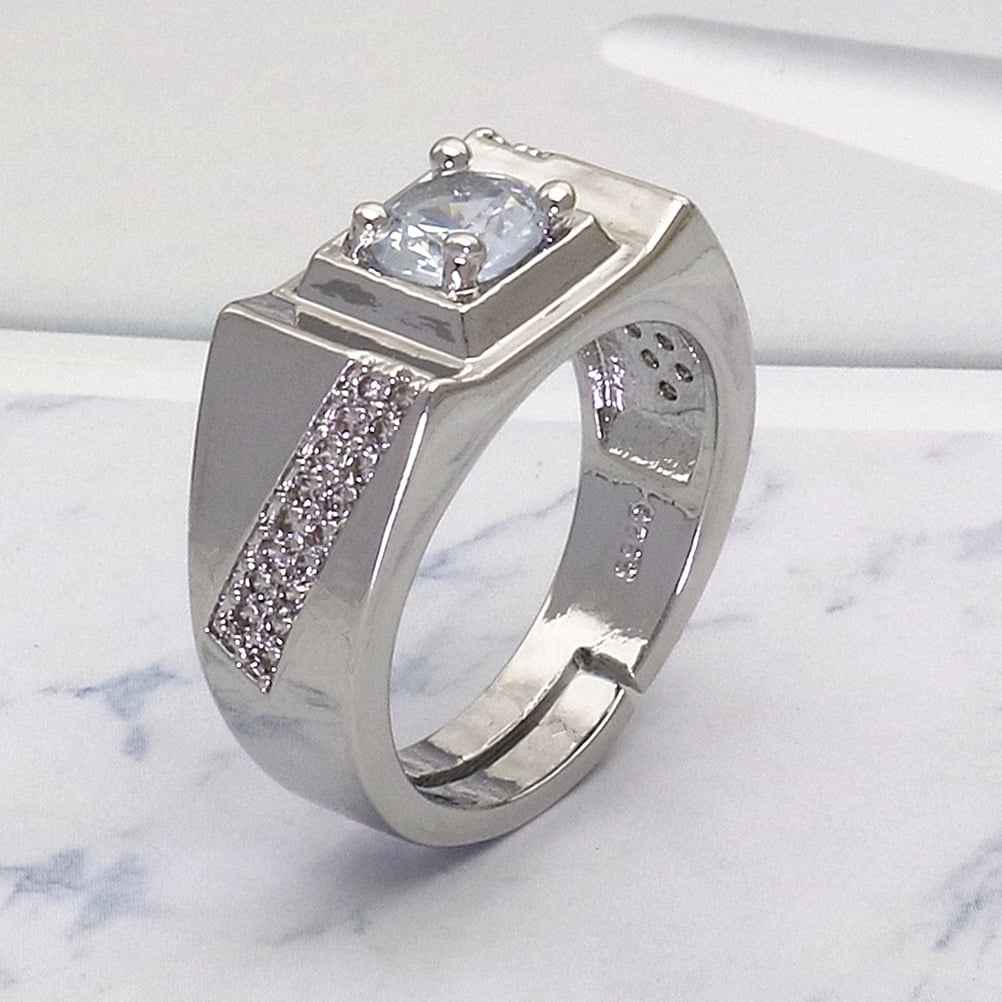 LABSERRON 1Pack Silver Ring for Any Occasion Men Promise Rings ...