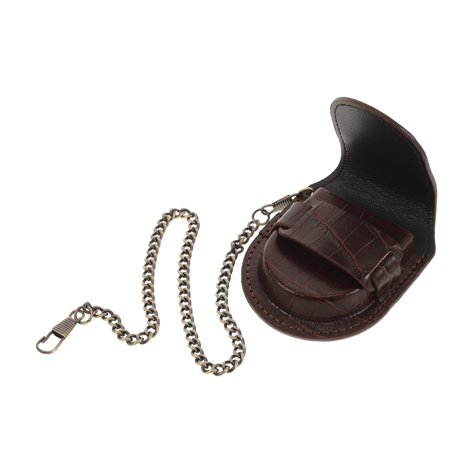 LABSERRON 1Pack Vintage Rectangular Pocket Watch Pouch with Bamboo ...