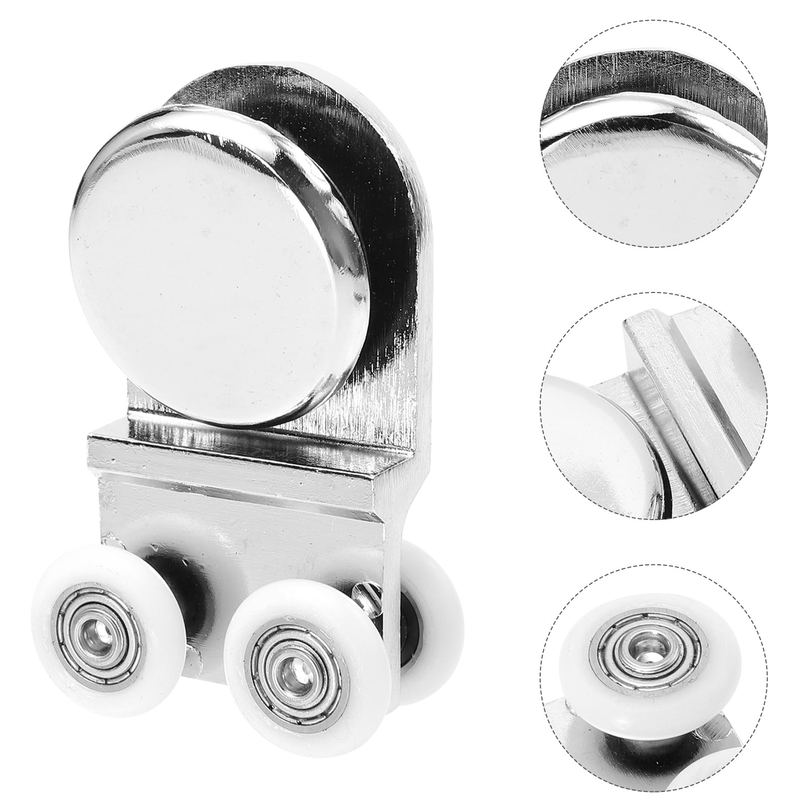 LABSERRON 1Pack Zinc Alloy Shower Door Roller Silver Smooth Glide for ...