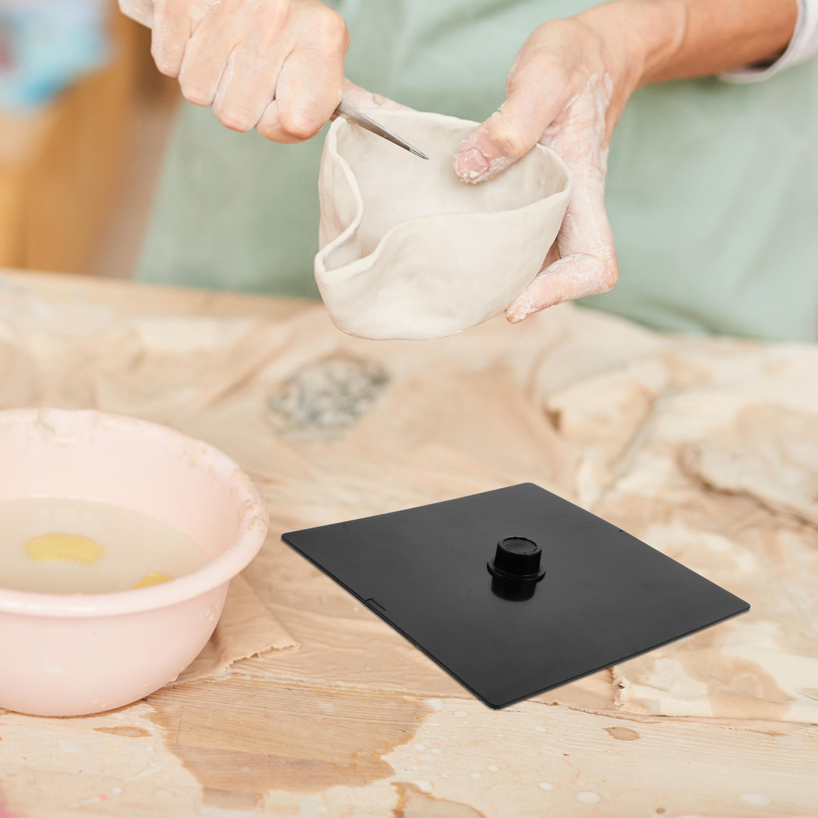LABSERRON 1Pcs Black Square Base For Statue Making Diy Sculpture Mould ...