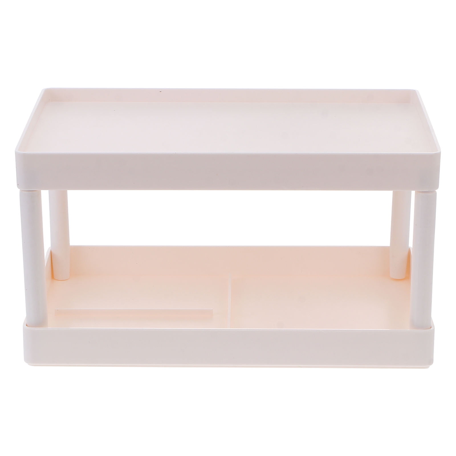 LABSERRON 1Pcs Desktop Storage Rack White Plastic Rectangular Simple ...