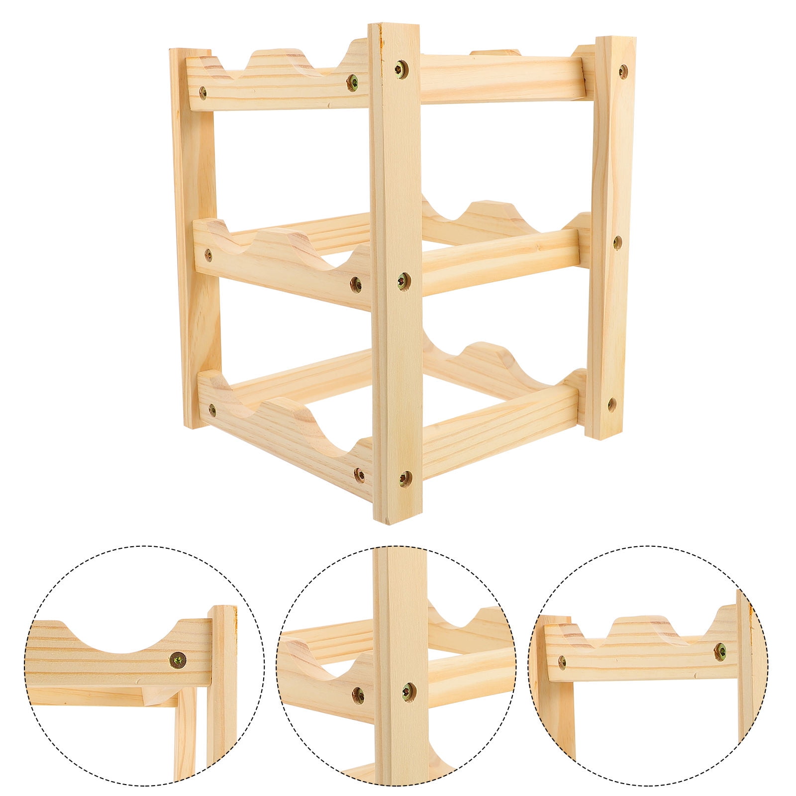 LABSERRON 1Pcs Modern Minimalist Wine Rack Beige For Water Bottle ...