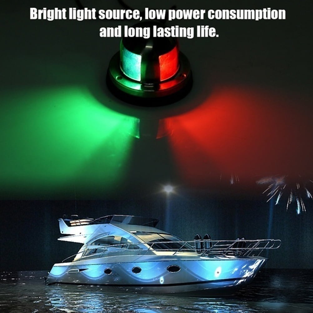 LABSERRON 1Pcs Round Signal Light Red Polycarbonate Running Lights For ...