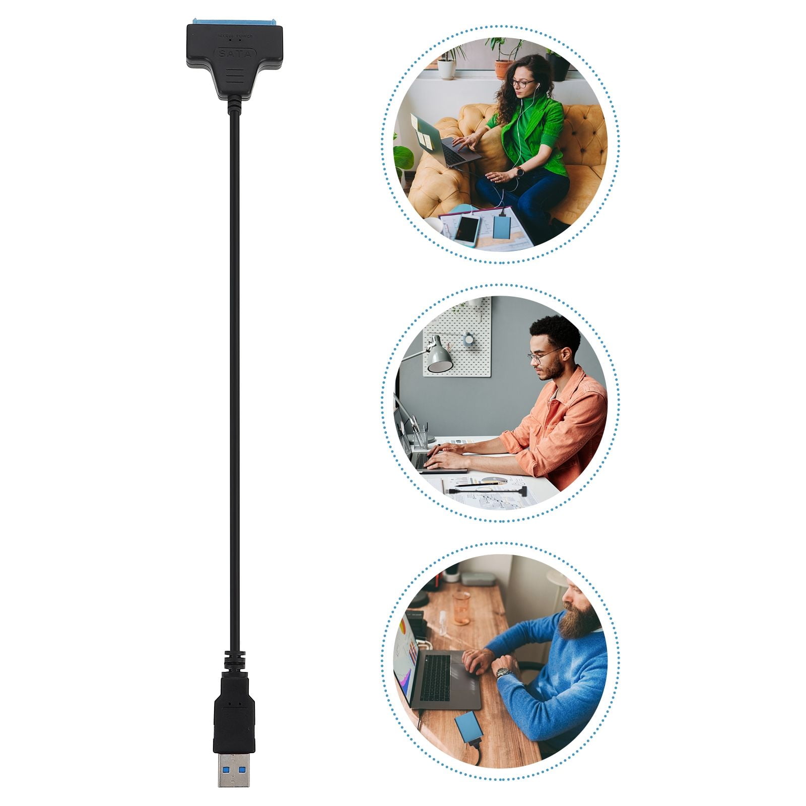 LABSERRON 1Pcs USB 3.0 to Adapter Cable for Hard Disk Conversion Cable ...