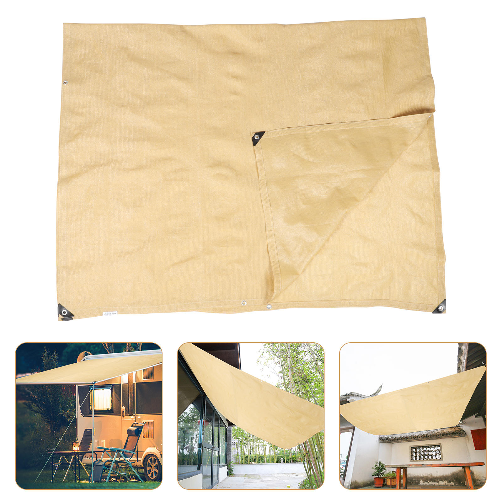 LABSERRON 1Set Balcony Sun Shade for Apartments Made of PE Mesh ...