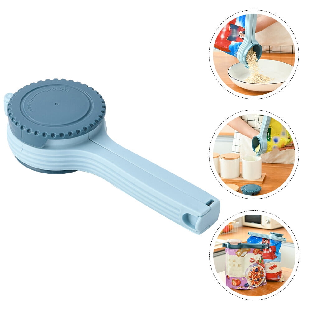 LABSERRON 1Set Blue Plastic Food Sealing Clamp For Snack Container ...