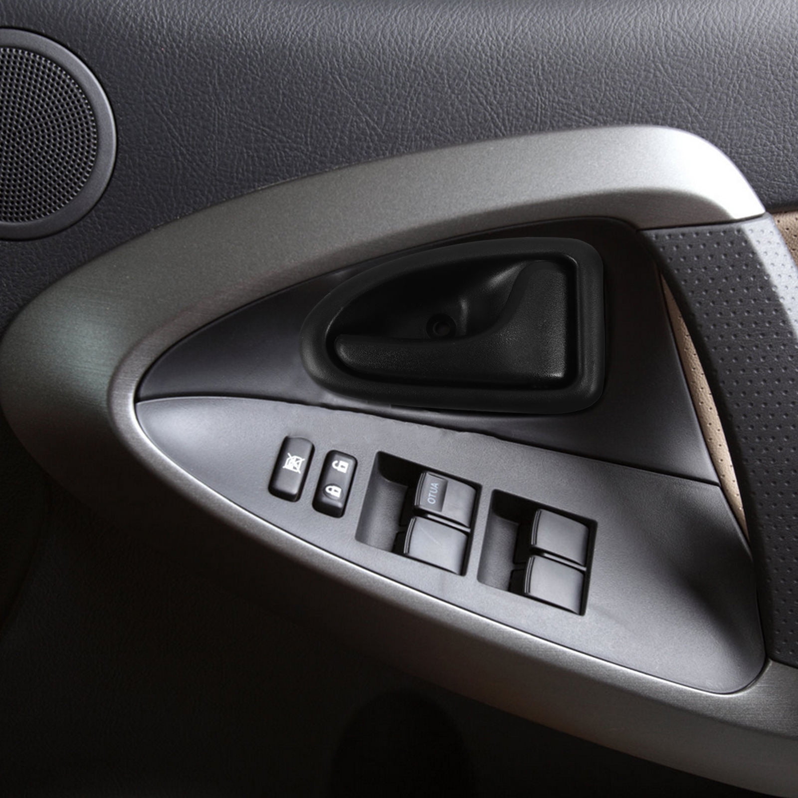 LABSERRON 1Set Car Interior Door Handle Sleek Design Rectangular Shape ...