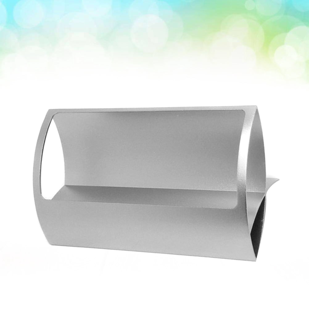 LABSERRON 1Set Desktop Name Holder Silver for Organizing Business Cards ...