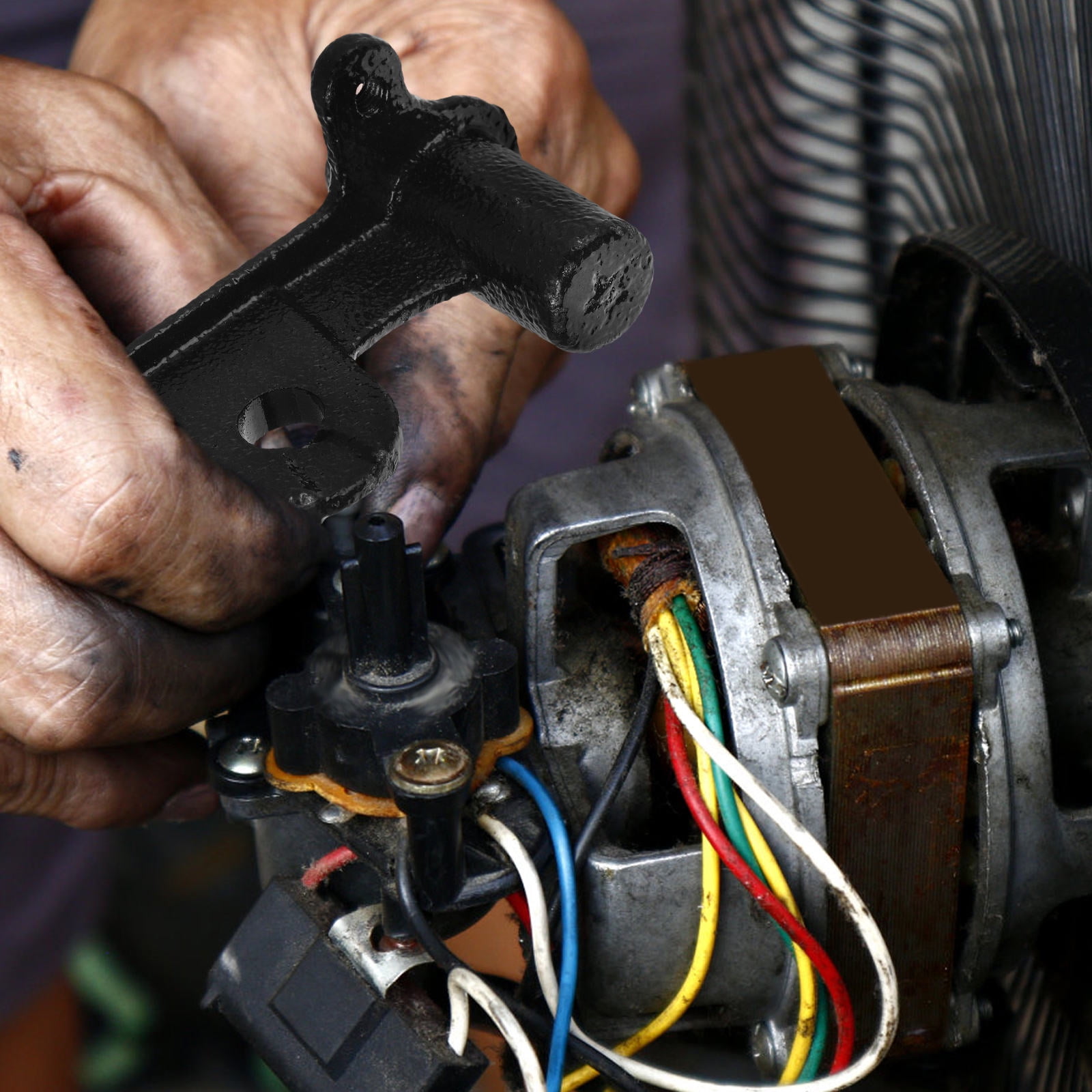 LABSERRON 1Set Industrial Grade Iron Fan Motor Connector Bracket for ...