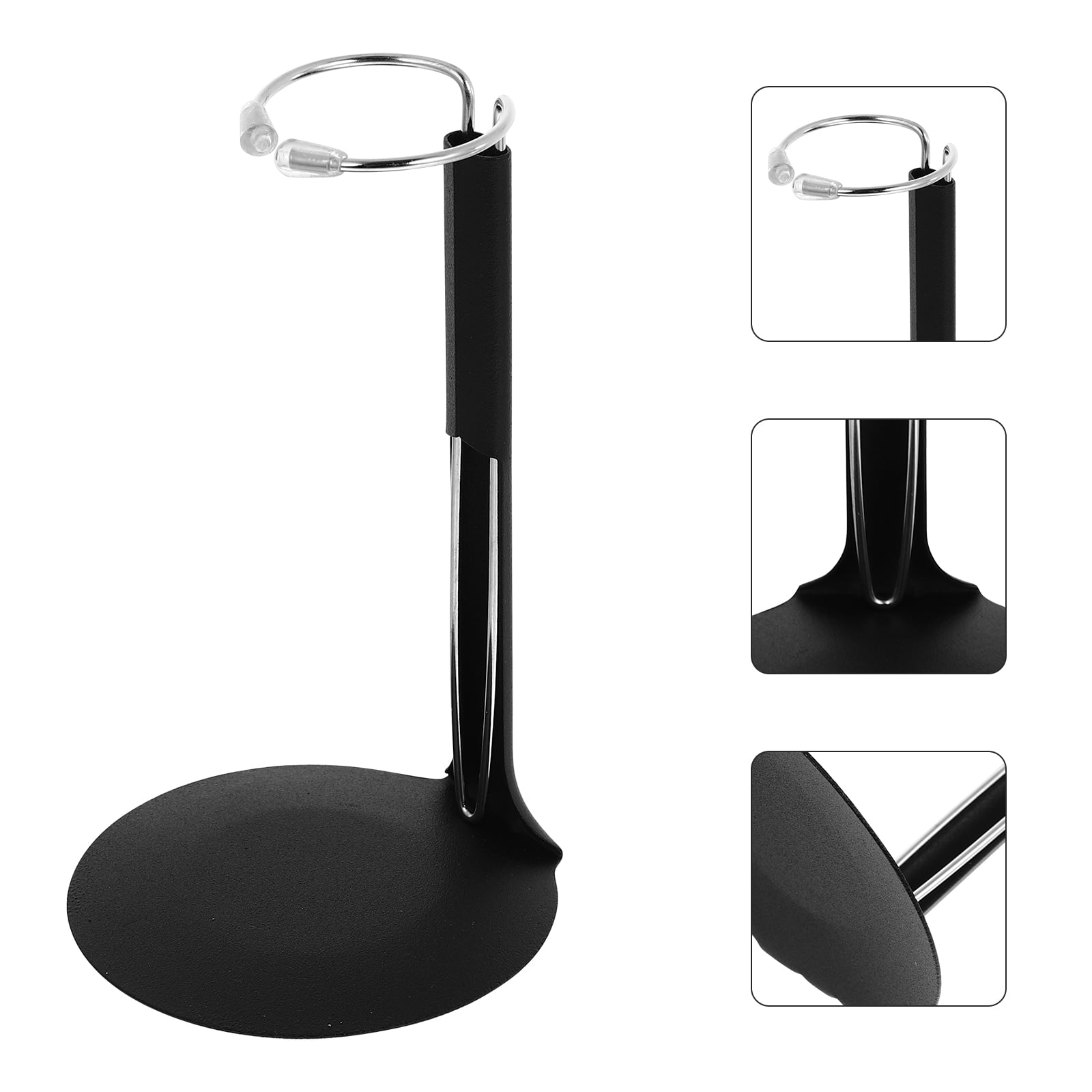 LABSERRON 1Set Pedestal Figure Display Base Figures in Black with C ...