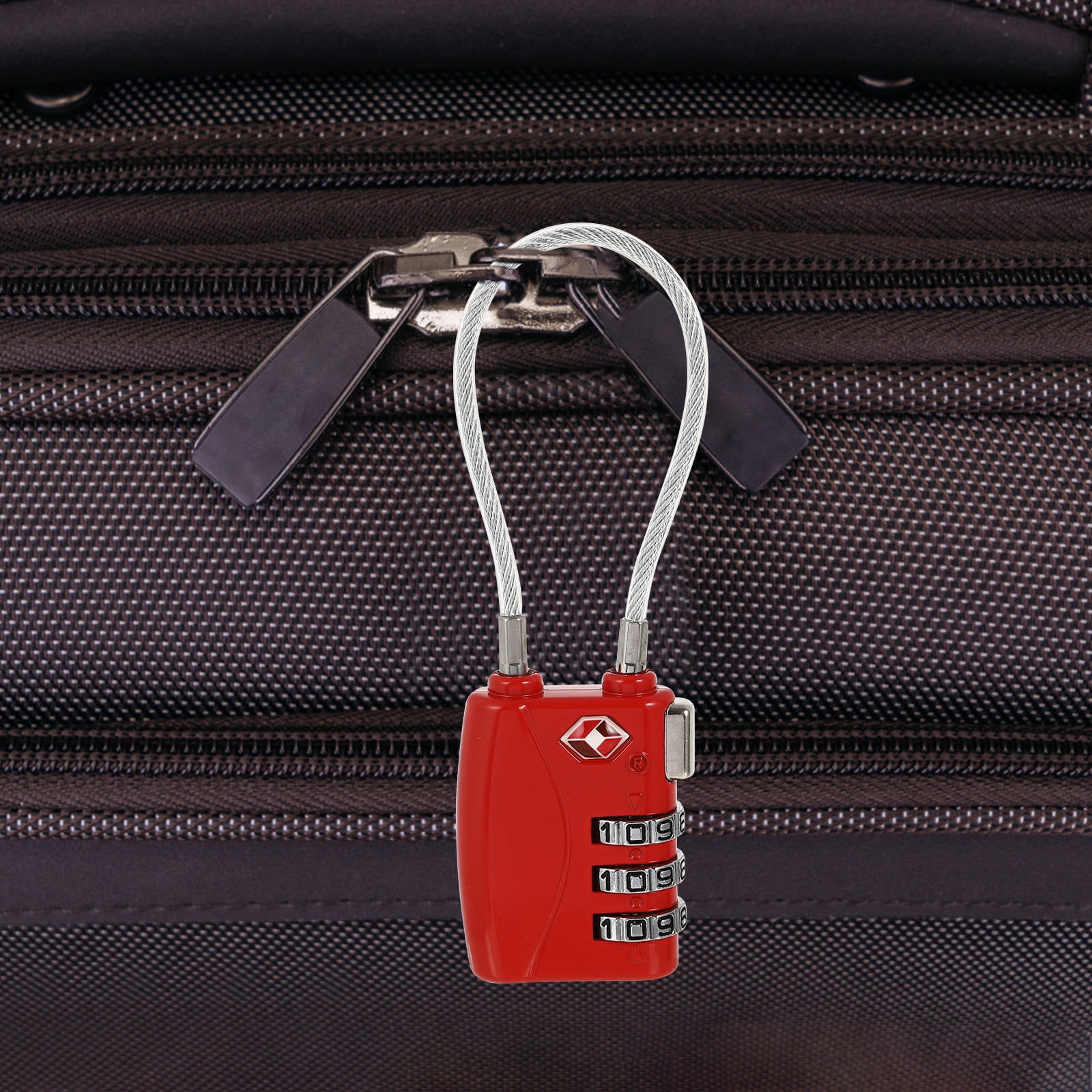 LABSERRON 1Set Plastic Combination Lock Padlock 3- Password Resettable ...