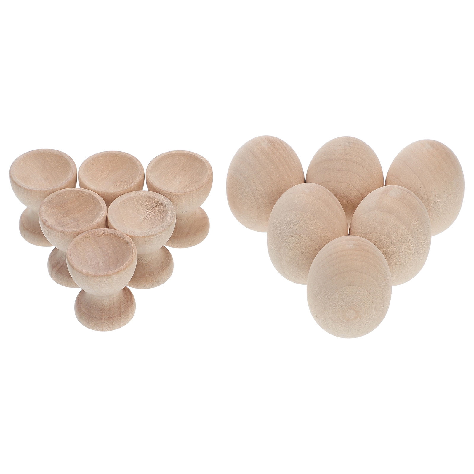 LABSERRON 1Set Rustic Charm Wooden Egg Stands Egg Counter Holder Simple ...