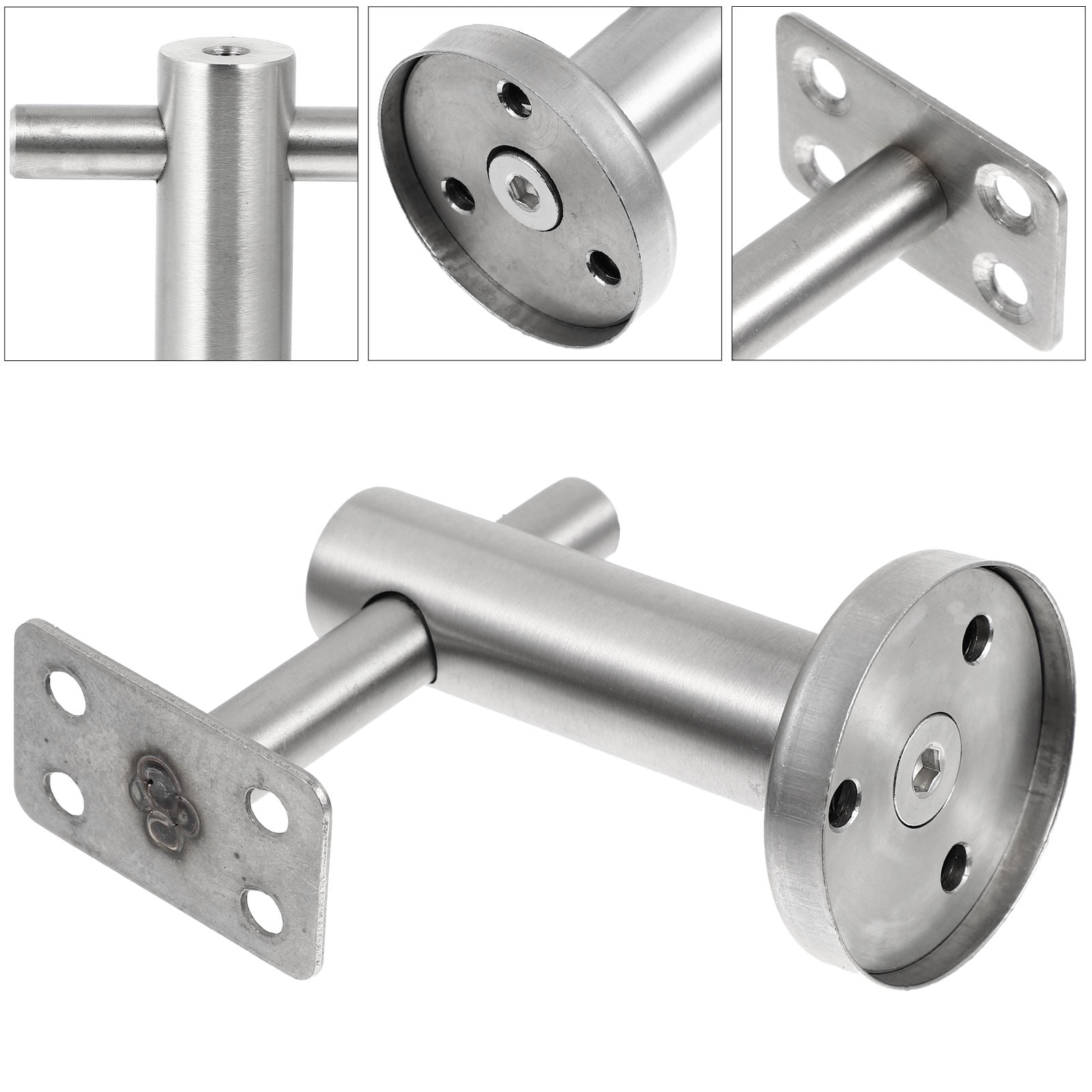 LABSERRON 1Set Stair Handrail Support Brackets with Wall Mounting for ...