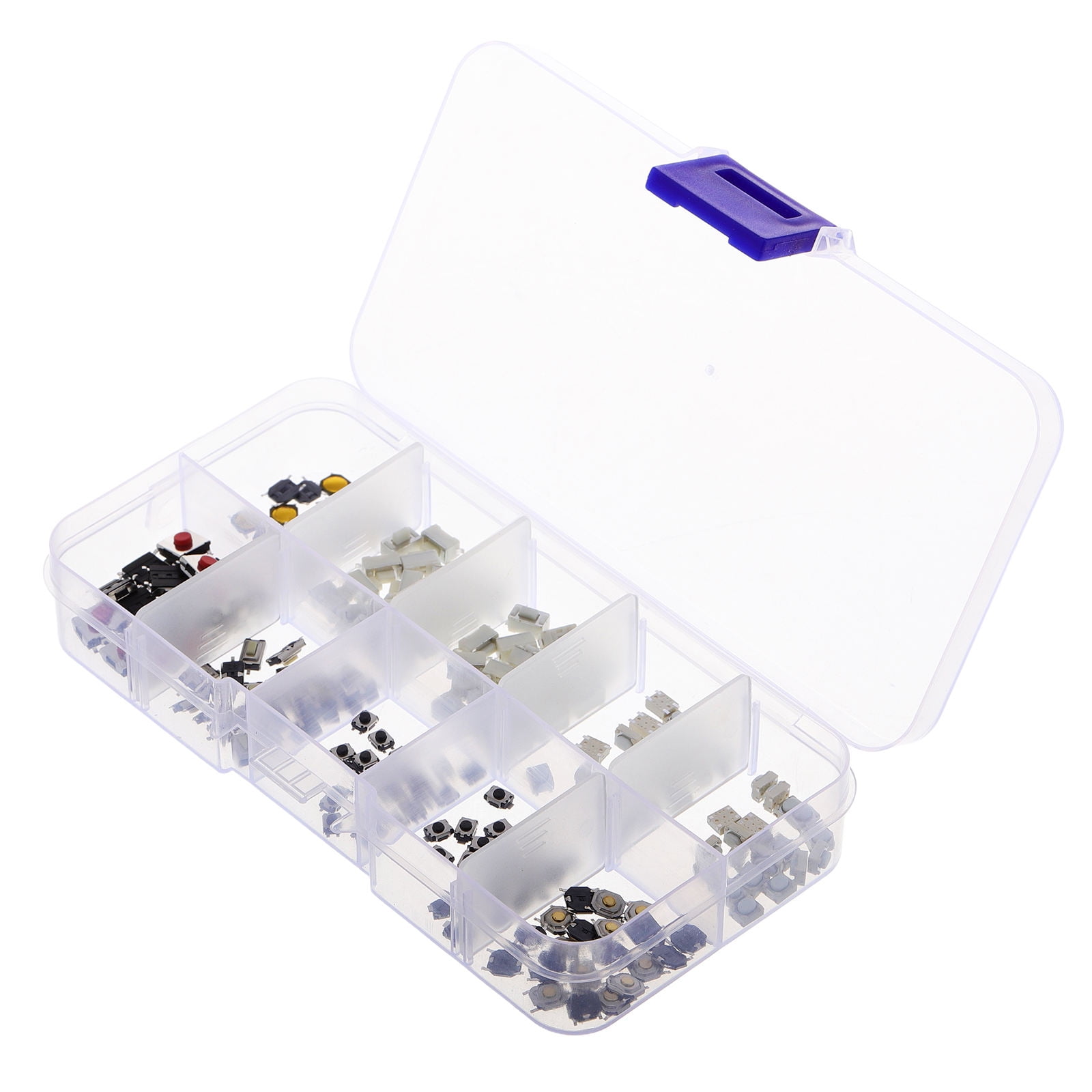 LABSERRON 200Pcs Push Button Switch Assorted Color Momentary Tactile ...
