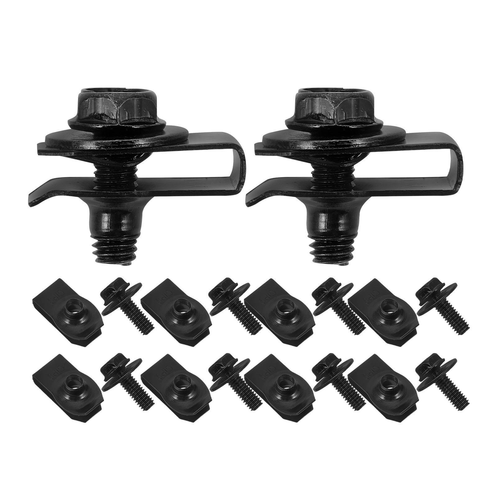 LABSERRON 20Pack Metal U Shape Car Body Fastener Kit Bumper Cover ...